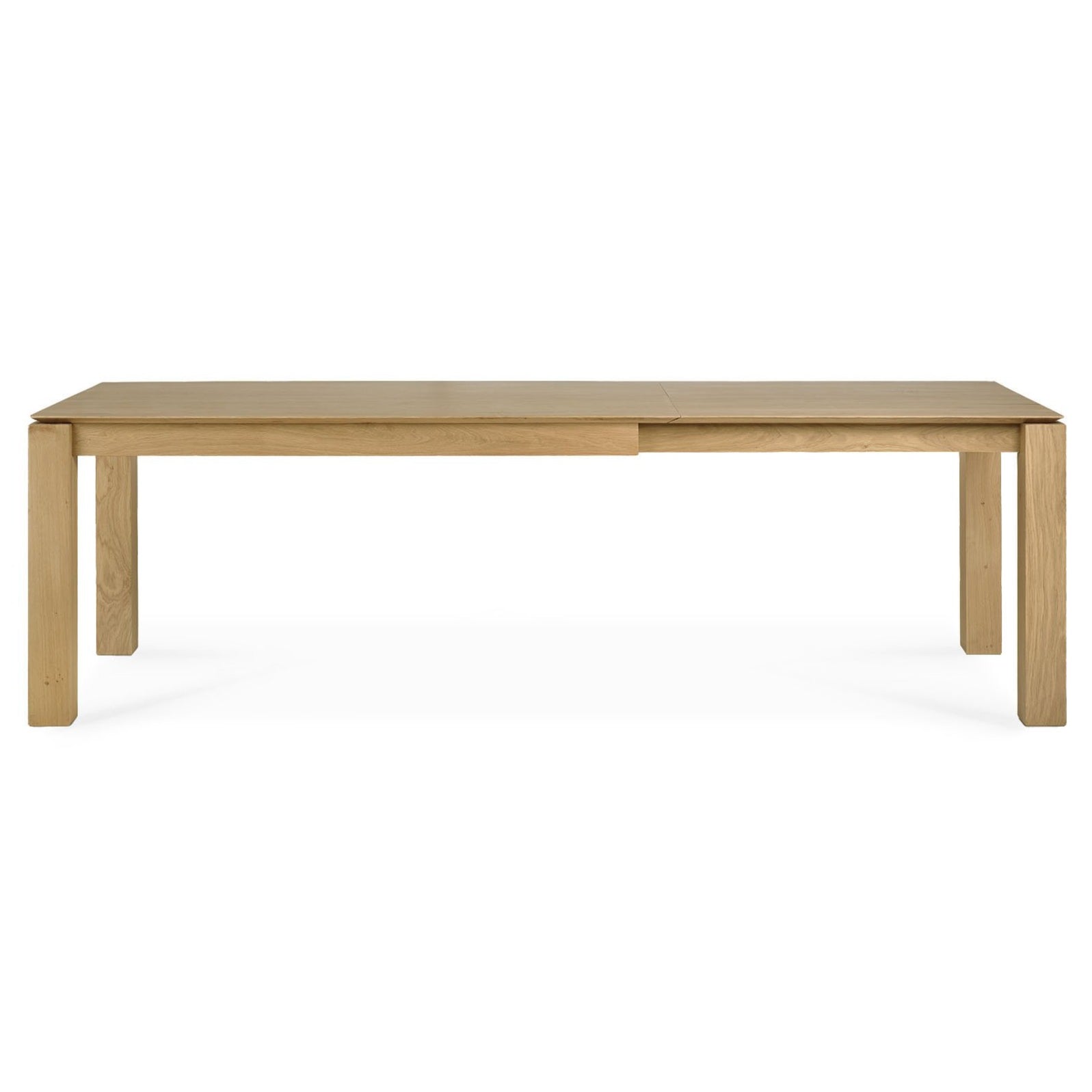 Ethnicraft Oak Slice extendable dining table, 180-280/100/76– Oishi Furniture & Homewares