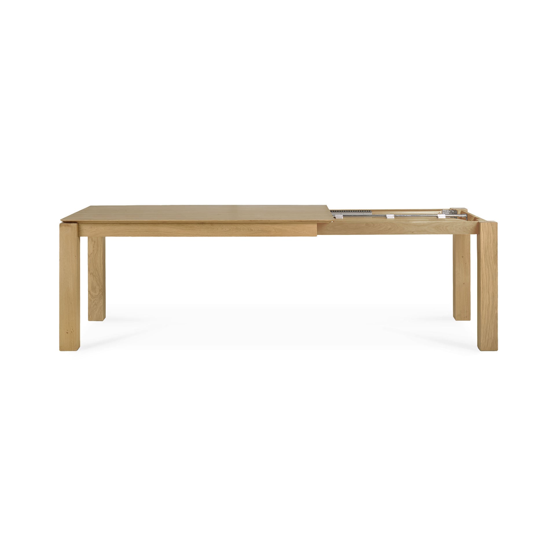Ethnicraft Oak Slice extendable dining table, 180-280/100/76– Oishi Furniture & Homewares